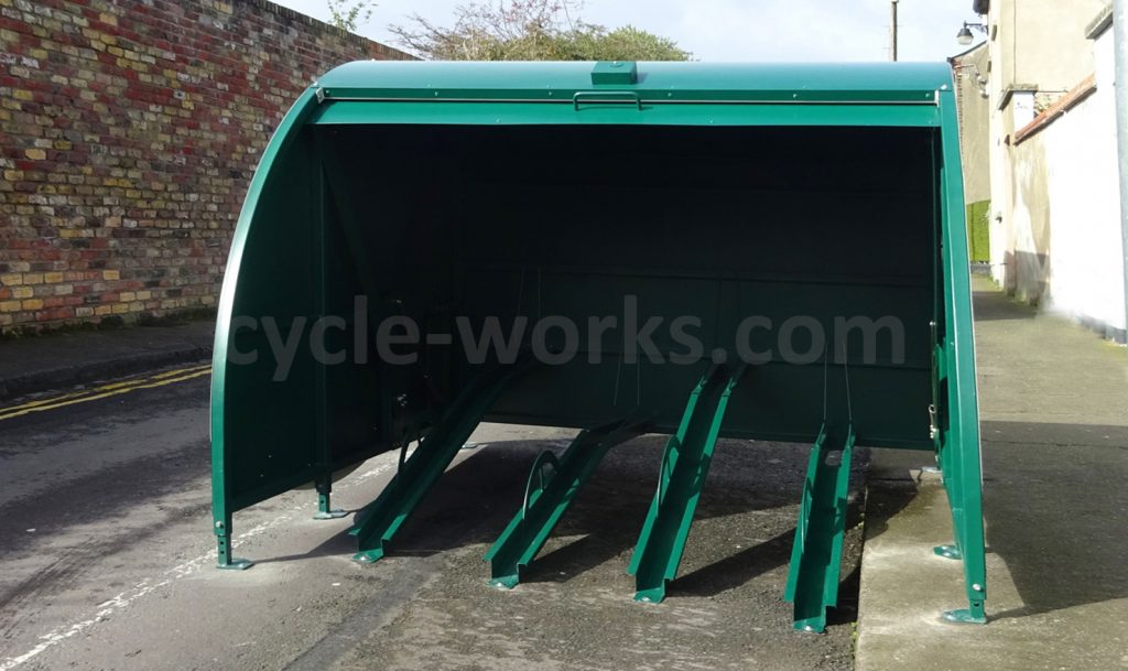 Velo-Store Multi-Bike Unit | Stores four bikes in each section