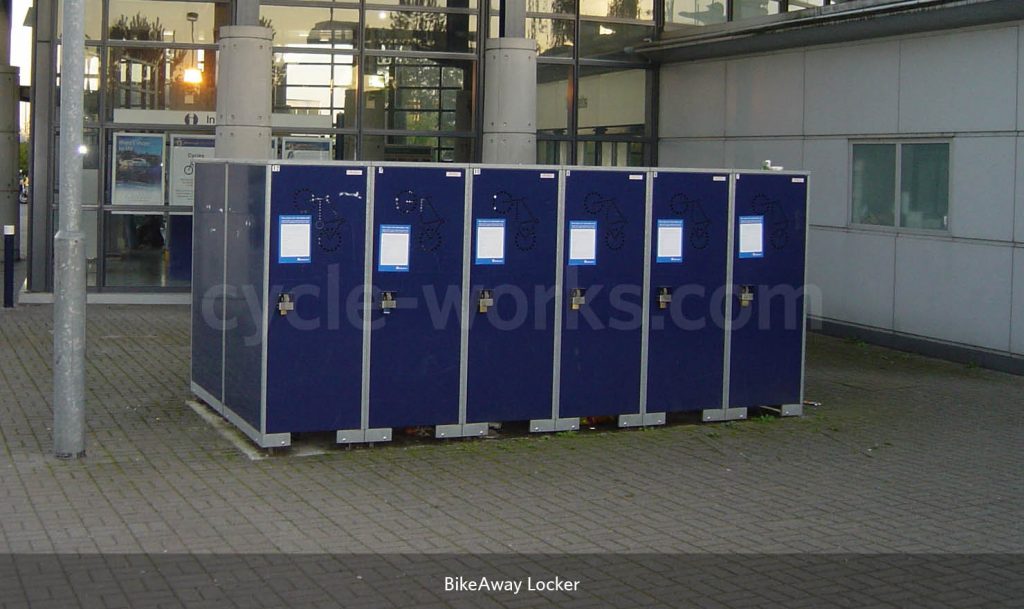 BikeAway Locker | Galvanised Steel Bicycle Lockers | Bike Storage