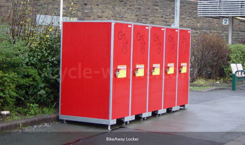 BikeAway Locker | Galvanised Steel Bicycle Lockers | Bike Storage