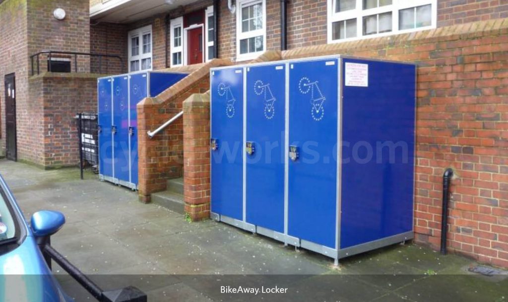 BikeAway Locker | Galvanised Steel Bicycle Lockers | Bike Storage