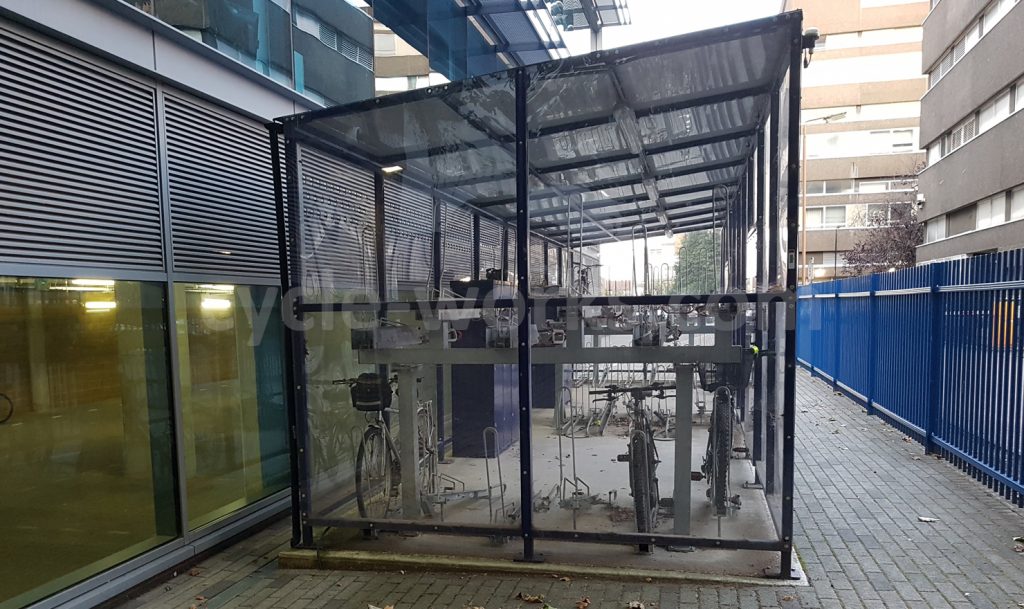 Avon Lockable Bike Compound for 2-Tier Racks – Cycle Works