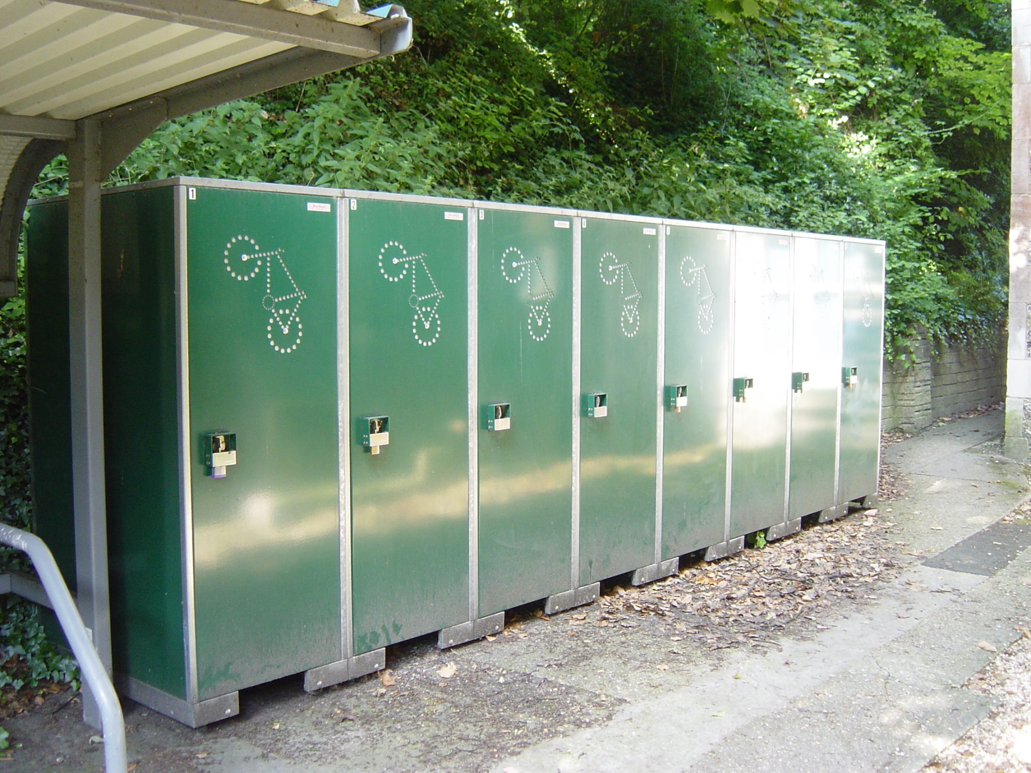 BikeAway Warrior Locker | Stores Bike Vertically | Galvanised Steel