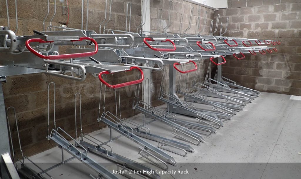 Josta® 2-Tier Rack | Space-efficient bike racking system