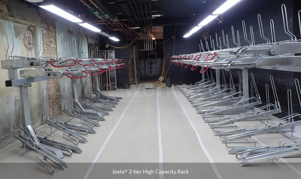 Josta® 2-Tier Rack | Space-efficient bike racking system