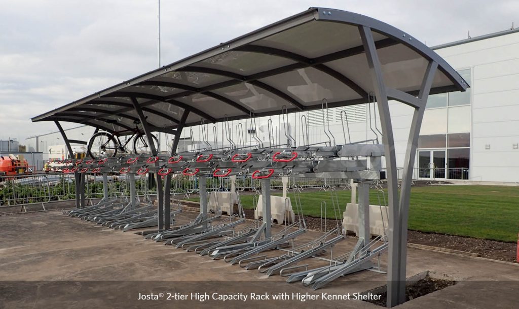 Josta® 2-Tier Rack | Space-efficient bike racking system