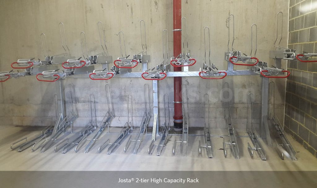 Josta® 2-Tier Rack | Space-efficient bike racking system