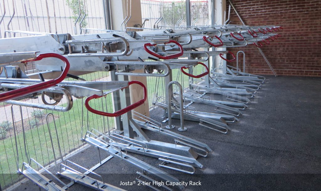 Josta® 2-Tier Rack | Space-efficient bike racking system