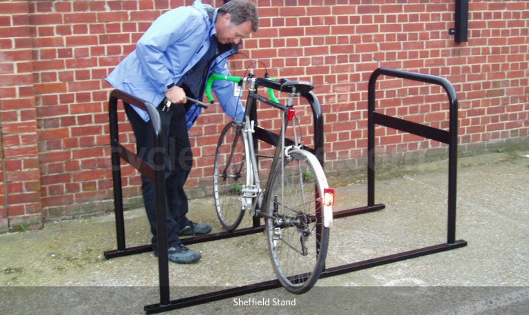 Sheffield Stand | Classic flat top rack for two bicycles | Bike Security