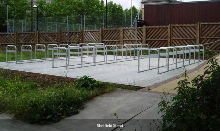 Sheffield Stand | Classic flat top rack for two bicycles | Bike Security