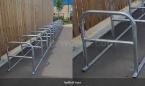 Sheffield Stand | Classic flat top rack for two bicycles | Bike Security