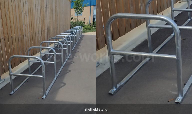 Sheffield Stand | Classic flat top rack for two bicycles | Bike Security