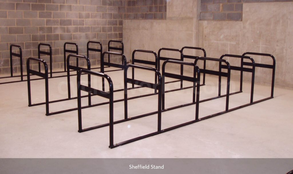 Sheffield Stand | Classic flat top rack for two bicycles | Bike Security