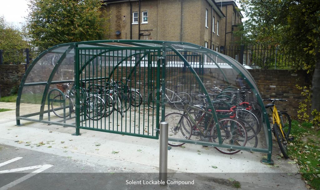 Solent Lockable Bike Compound - Cycle Works
