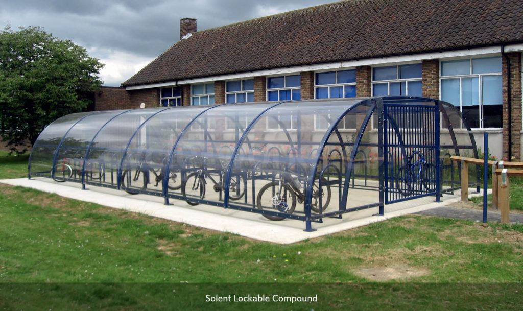 Solent Lockable Bike Compound - Cycle Works