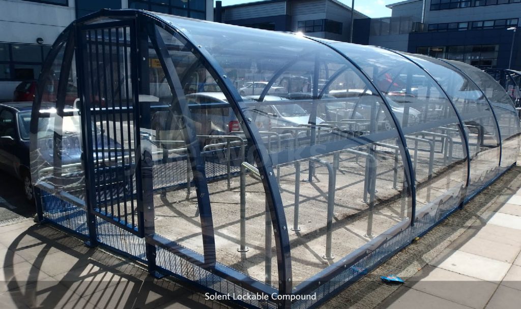 Solent Lockable Bike Compound - Cycle Works