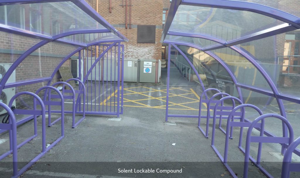Solent Lockable Bike Compound - Cycle Works