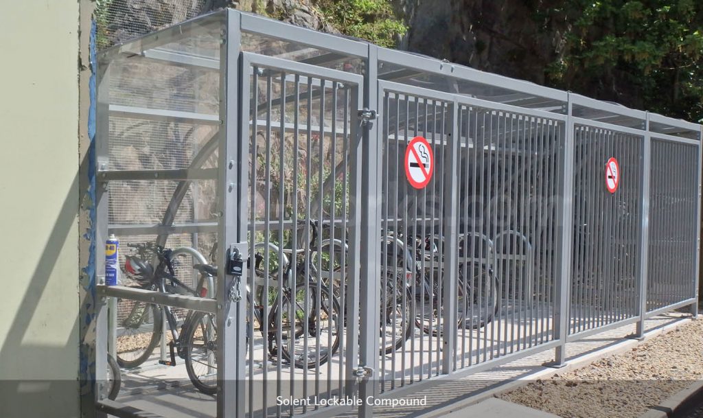 Solent Lockable Bike Compound - Cycle Works