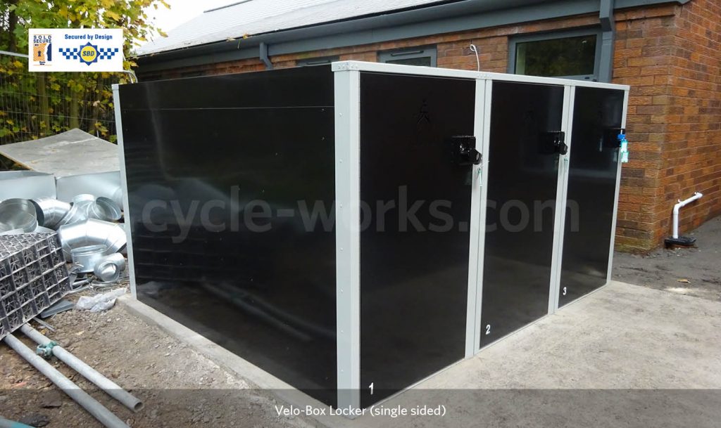 Velo-Box Single Sided Version | Adaptable Bicycle Storage Solution