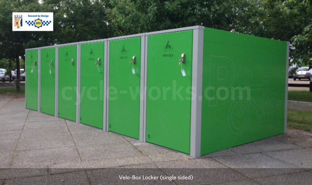 Velo-Box Single Sided Version | Adaptable Bicycle Storage Solution