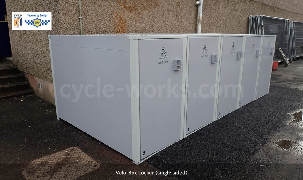 Velo-Box Single Sided Version | Adaptable Bicycle Storage Solution