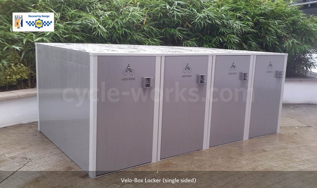 Velo-Box Single Sided Version | Adaptable Bicycle Storage Solution