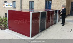 Velo-Box Single Sided Version | Adaptable Bicycle Storage Solution