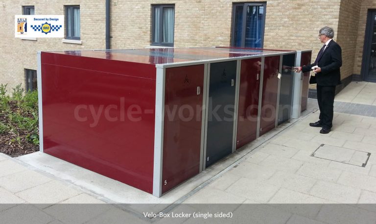 Velo-Box Single Sided Version | Adaptable Bicycle Storage Solution