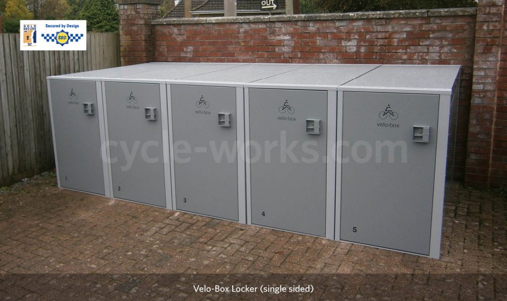 Velo-Box Single Sided Version | Adaptable Bicycle Storage Solution