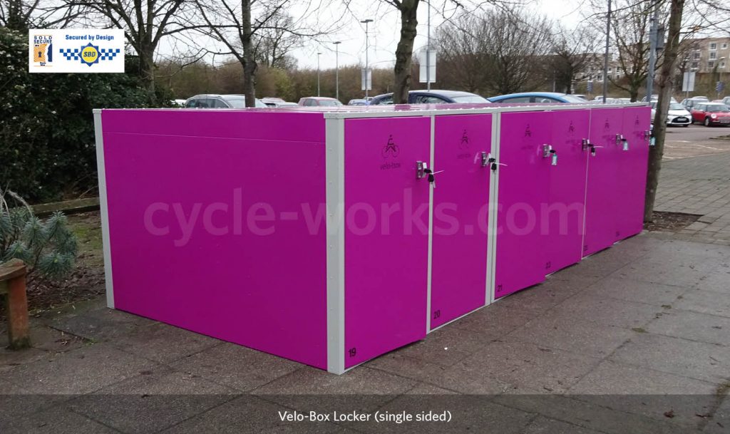 Velo-Box Single Sided Version | Adaptable Bicycle Storage Solution