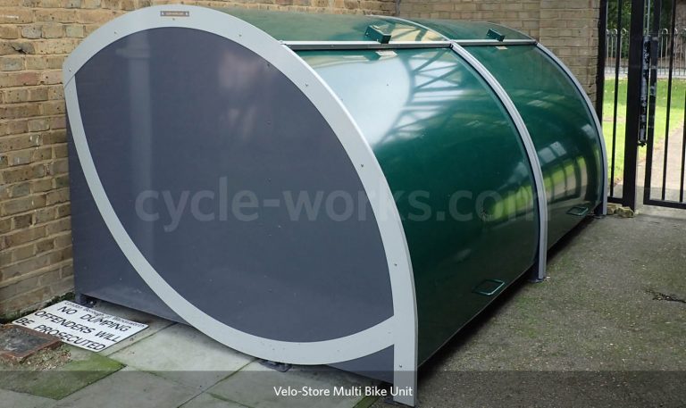 Velo-Store Multi-Bike Unit | Stores four bikes in each section