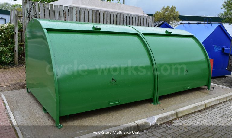 Velo-Store Multi-Bike Unit | Stores four bikes in each section