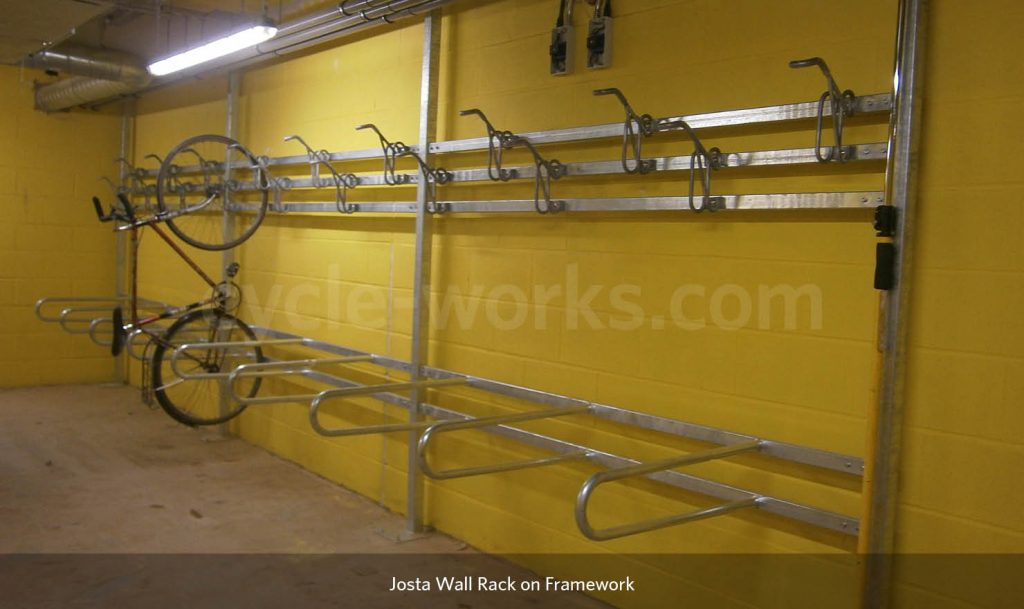 Josta® Wall Rack on frameworks - Cycle Works