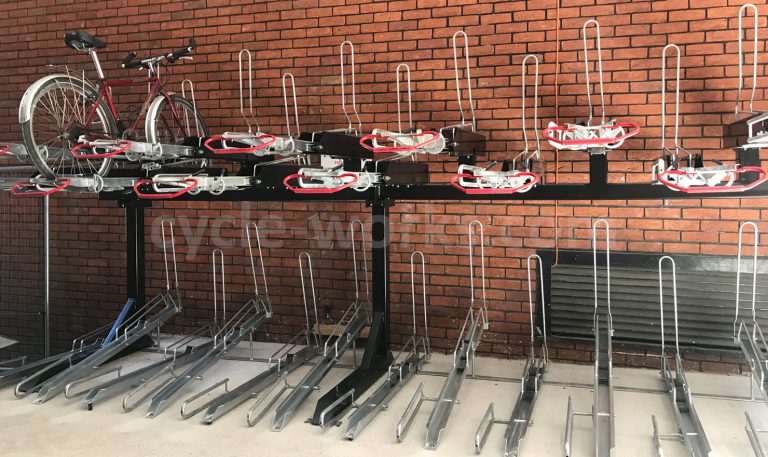 Josta 2-Tier Cycle Racks Installed Outside Manchester Registrar's ...