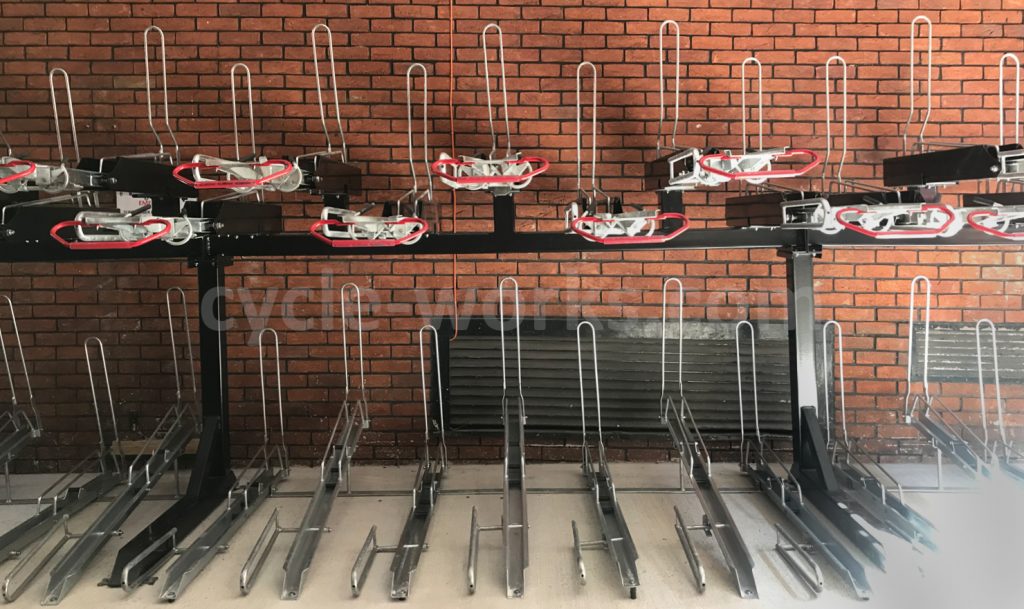 Josta 2-Tier Cycle Racks Installed Outside Manchester Registrar's ...